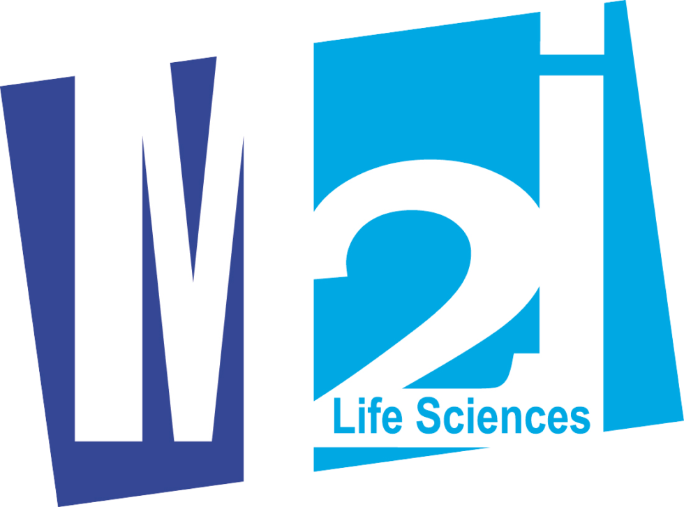 M2i Life Sciences - Bleu blanc zèbre